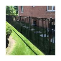 China High Quality Cheap Used Wrought Iron Fence Panels For Sale Black Wrought Iron Gates And Fences for sale