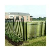 China Customize Design Wrought Iron Fence Panel/Metal Picket Ornamental Fencing for sale