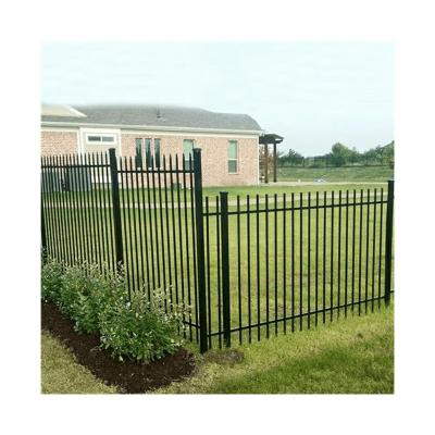 China Customize Design Wrought Iron Fence Panel/Metal Picket Ornamental Fencing for sale