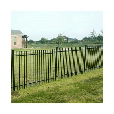 China Beautiful Wrought Iron Artistic Fencing, Ornamental Curved Fence Panels Wrought Iron for sale