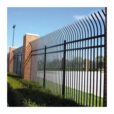 China Popular Design Steel Fence Panel Wrought Iron Fence Ornamental Metal Fence for sale