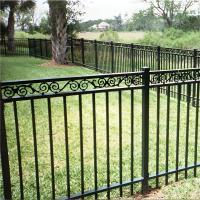 China Popular Design Steel Fence Panel Wrought Iron Fence Ornamental Metal Fence for sale