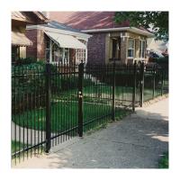 China Wholesale Manufacturer In Stock High Quality Cheap Wrought Iron Outside Fence Door Panel for sale