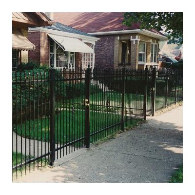 China Wholesale Manufacturer In Stock High Quality Cheap Wrought Iron Outside Fence Door Panel for sale