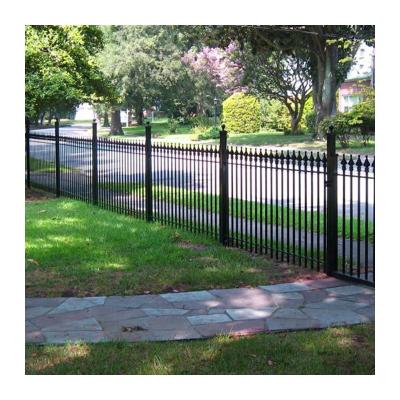China Hot Sale Fence Pickets Wrought Iron Fence And Galvanized Steel Fencing for sale