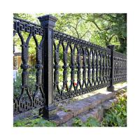 China Luxury Decorative Superior Quality Metal Aluminum Wrought Iron Fences And Gates for sale