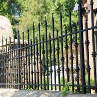 China Luxury Decorative Superior Quality Metal Aluminum Wrought Iron Fences And Gates for sale