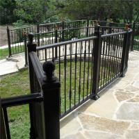 China Luxury Decorative Superior Quality Metal Aluminum Wrought Iron Fences And Gates for sale