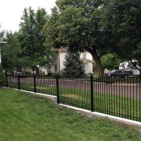 China New Design Cheap Wrought Iron Fence Panel/ Aluminum Metal Picket Ornamental Fence And Low Price for sale