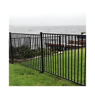 China Outdoor Metal Wrought Iron Fence For Home Or Garden for sale