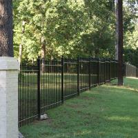 China Outdoor Metal Wrought Iron Fence For Home Or Garden for sale