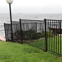 China Outdoor Metal Wrought Iron Fence For Home Or Garden for sale