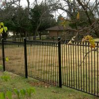 China Outdoor Metal Wrought Iron Fence For Home Or Garden for sale
