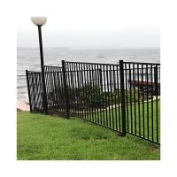 China Grill Picket Fence Design High Security Picket Anti Climb Fence Q235 Steels Wrought Iron Small Garden Fence E-Coat Powder Coated for sale