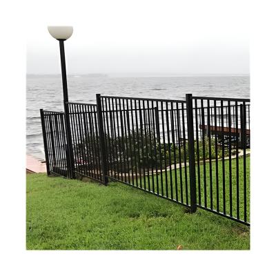 China Grill Picket Fence Design High Security Picket Anti Climb Fence Q235 Steels Wrought Iron Small Garden Fence E-Coat Powder Coated for sale