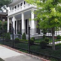 China Customization Modern Metal Stair Railings Indoor Villa Residential Metal Balcony Handrail Wrought Iron Fence for sale