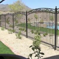 China Balcony Wrought Iron Fence Modern WPC Fence Privacy Fence Screen for sale