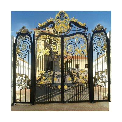 China High Quality Galvanized Metal Models  Wrought Iron Gates Single Main Door Exterior Iron Gate Price for sale