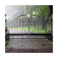 China High Quality Galvanized Metal Models Wrought Iron Gates Single Main Door Exterior Aluminum Gate for sale
