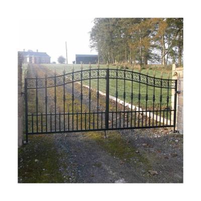 China Wrought Seaside Solid Aluminum Parts Build Folding Galvanize Relong Golden Iron Gate for sale