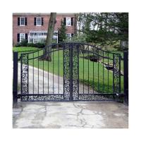 China Aluminum Alloy Suspension Entrance Gate Segmented Electric Retractable Galvanized Suspended Floating Door for sale