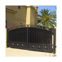 China Aluminum Alloy Suspension Entrance Gate Segmented Electric Retractable Galvanized Suspended Floating Door for sale