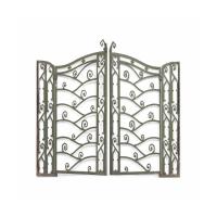 China 2020 Modern Decorative Handforged Wrought Iron Main Iron Gate for sale