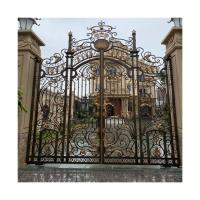 China Simple Iron Gate Grill Designs Antique Wrought Iron Driveway Gate For Sale Iron Gate Designs for sale