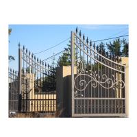 China Simple Iron Gate Grill Designs Antique Wrought Iron Driveway Gate For Sale Iron Gate Designs for sale