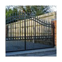 China Simple Iron Gate Grill Designs Antique Wrought Iron Driveway Gate For Sale Iron Gate Designs for sale