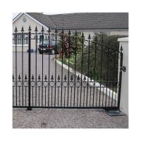 China Simple Iron Gate Grill Designs Antique Wrought Iron Driveway Gate For Sale Iron Gate Designs for sale