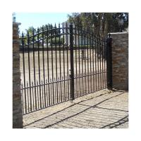 China Large Wholesale Ornamental House Wrought Iron Main Gate Designs Simple For Hot Sale Igl-06 for sale