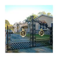 China Wholesale China Factory Wrought Iron Gate Used Paints For Iron Gate Garden Iron Gate Flower Design For Sale for sale