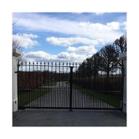 China Cheap Beautiful Powder Coated House Aluminum Metal Gate Grill Designs for sale