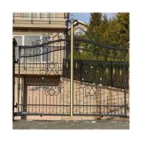 China Driveway Sliding Gates Corten Steel Driveway Gate Metal Iron Gate Laser Cut Main Gate Designs for sale