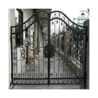 China Anti-Rodent Environmental Protection Outdoor Iron Cantilever Gate Aluminum Black Sliding Gate For House for sale
