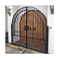 China Anti-Rodent Environmental Protection Outdoor Iron Cantilever Gate Aluminum Black Sliding Gate For House for sale