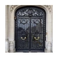 China French Black Kitchen Bathroom Balcony Entry Patio Door Metal Steel Swing Crittall Iron Glass Doors And Windows for sale