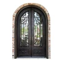 China French Black Kitchen Bathroom Balcony Entry Patio Door Metal Steel Swing Crittall Iron Glass Doors And Windows for sale