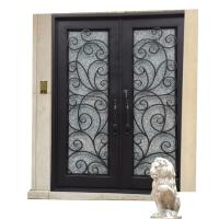 China Protect House With Modern Reasonable Price Models Of Security Metal Door, Wrought Iron Door, Security Doors Metal Exterior Door for sale