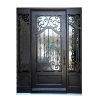 China Protect House With Modern Reasonable Price Models Of Security Metal Door, Wrought Iron Door, Security Doors Metal Exterior Door for sale