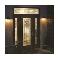 China Williamarchi Classic Wrought Iron Bifold Door Insulated Double Glass Folding Patio Door for sale