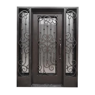 China 3D Oem Odm Cad Design, Customizable House Villa Garden Luxury Driveway Wrought Iron Gate for sale