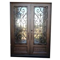 China 3D Oem Odm Cad Design, Customizable House Villa Garden Luxury Driveway Wrought Iron Gate for sale