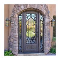China 3D Oem Odm Cad Design, Customizable House Villa Garden Luxury Driveway Wrought Iron Gate for sale
