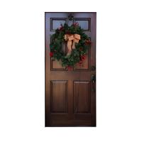 China Double Glass Wrought Iron Security Door Villa Front Swing Exterior For Houses Garden for sale