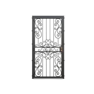 China High Quality Door Designs Of Residential House WilliamArchi Front Main Metal Gate Wrought Iron Doors for sale