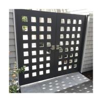 China Iron Door/Simple Iron Door Villa Entrance WilliamArchi Decoration Double Pendulum  Iron Gate Designs for sale