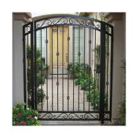 China Iron Door/Simple Iron Door Villa Entrance WilliamArchi Decoration Double Pendulum  Iron Gate Designs for sale