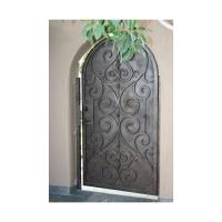 China Iron Door/Simple Iron Door Villa Entrance WilliamArchi Decoration Double Pendulum  Iron Gate Designs for sale